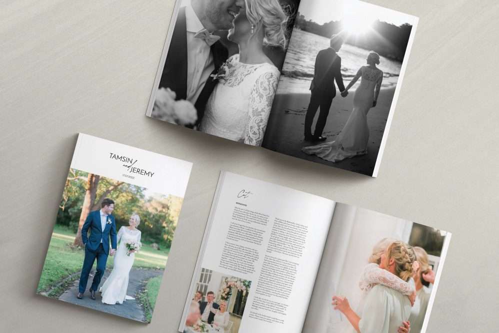 Custom Designed Photo Book With Your Wedding Photos